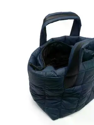 VEECOLLECTIVE Quilted Tote Bag - Blue