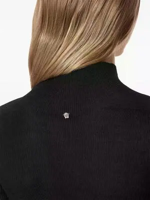 Versace Wool Ribbed-knit Top