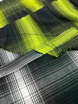 MOSTLY HEARD RARELY SEEN Cut-up Plaid Checkered Cotton Shorts