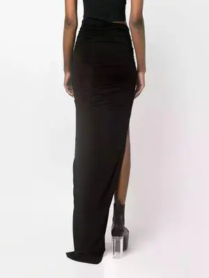 Rick Owens Asymmetric Maxi Skirt