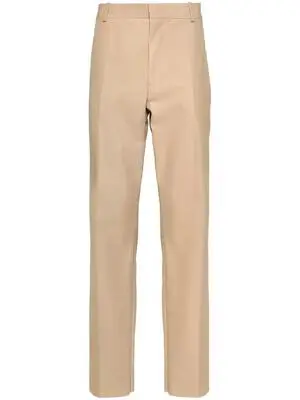 Alexander McQueen Mid-rise Twill-weave Tailored Trousers