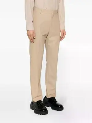 Alexander McQueen Mid-rise Twill-weave Tailored Trousers