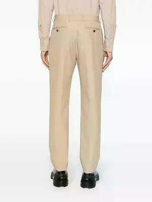 Alexander McQueen Mid-rise Twill-weave Tailored Trousers