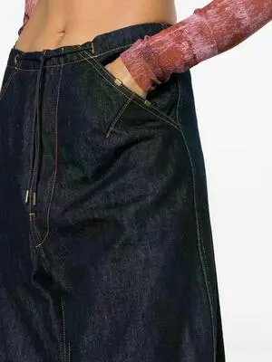 DARKPARK Daisy Contrast-stitching Wide Leg Jeans