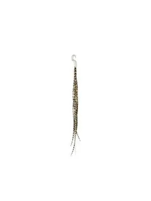 COURREGES Plume Single Earring - Black