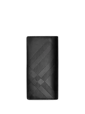 Burberry Embossed Check Continental Wallet