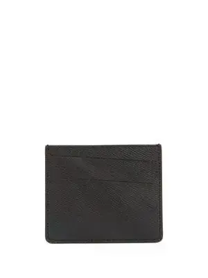 MAISON MARGIELA Four Stitches Leather Card Holder - Black