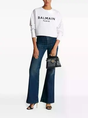 Balmain Logo-print Cotton Sweatshirt