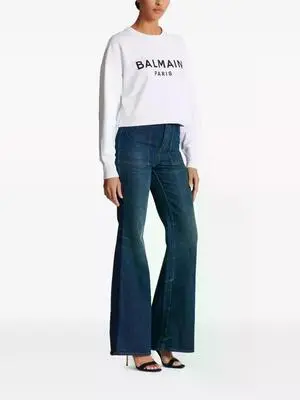 Balmain Logo-print Cotton Sweatshirt