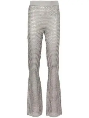 Remain Birger Christensen Metallic Striped Flared Trousers