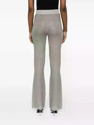 Remain Birger Christensen Metallic Striped Flared Trousers