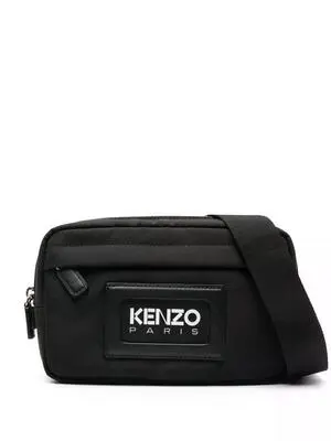 Kenzo Logo-embossed Belt Bag - Black