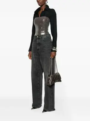 Balenciaga Crush Small Leather Shoulder Bag