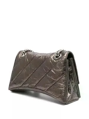 Balenciaga Crush Small Leather Shoulder Bag
