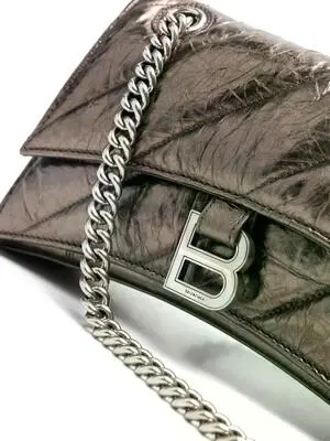 Balenciaga Crush Small Leather Shoulder Bag