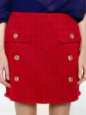 Versace Heritage Tweed Mini Skirt
