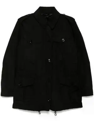 TOM FORD Military Jacket With Drawstring Waist - Black