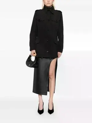 TOM FORD Military Jacket With Drawstring Waist - Black