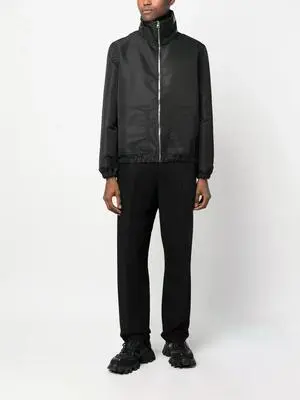 Alexander McQueen Graffiti Print Zip-up Jacket