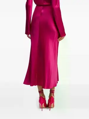 Alejandra Alonso Rojas Silk Midi Skirt