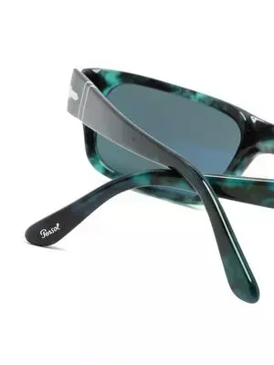 Persol Adrien Rectangle-frame Sunglasses - Blue