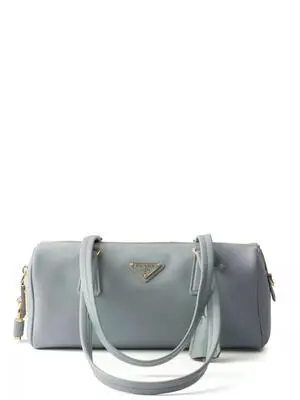 Prada Leather Top-handle Bag - Blue