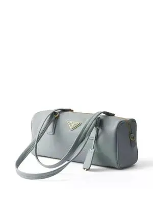 Prada Leather Top-handle Bag - Blue