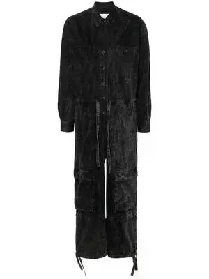 MARANT ETOILE Idany Denim Jumpsuit - Black