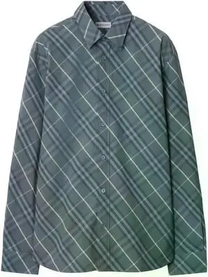 Burberry Checkered Cotton Shirt