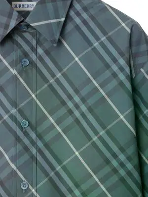 Burberry Checkered Cotton Shirt