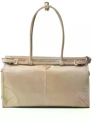 Prada Large Bonnie Tote Bag - Neutrals