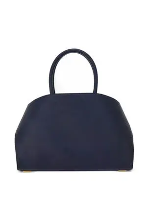 FERRAGAMO Medium Leather Tote Bag - Blue
