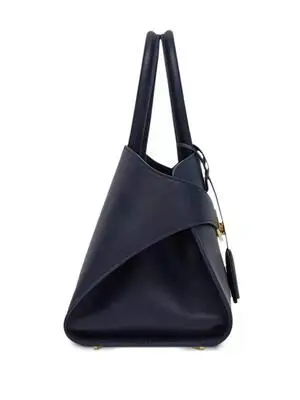 FERRAGAMO Medium Leather Tote Bag - Blue