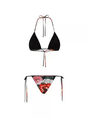 Dolce & Gabbana Floral Print Bikini Set