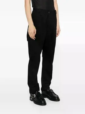 Boris Bidjan Saberi Garment Dyed Drop-crotch Trousers