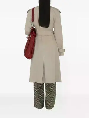 Burberry Long Cotton Trench Coat