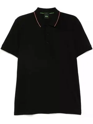 BOSS Embroidered Logo Polo Shirt - Black