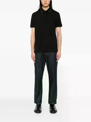 BOSS Embroidered Logo Polo Shirt - Black