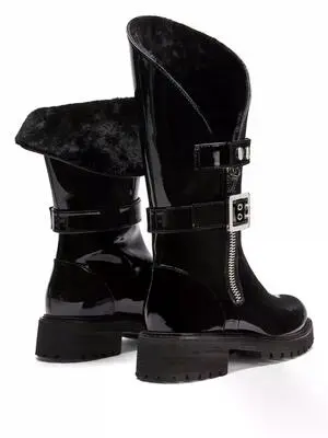 GIUSEPPE ZANOTTI Rain Patent-leather Boots