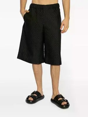 Alexander McQueen Jacquard Bermuda Shorts