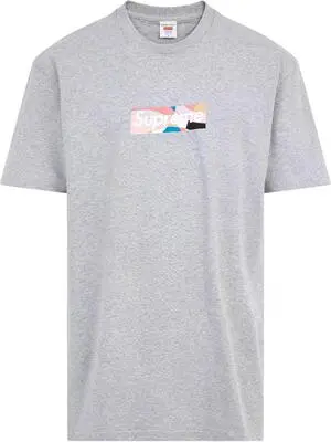 Supreme X Emilio Pucci Box Logo Crew Neck T-shirt - Grey