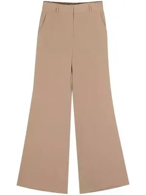 Alberto Biani Flared Tailored Trousers - Neutrals