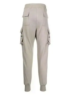 Rick Owens Drawstring Drop-crotch Track Pants - Grey