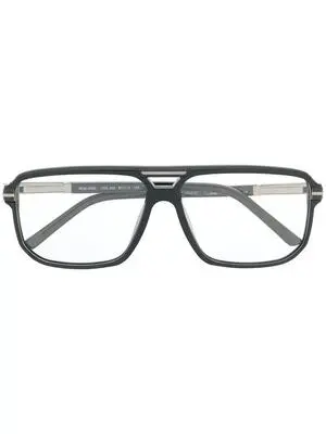 Cazal Full Rim Square Frame Glasses - Black