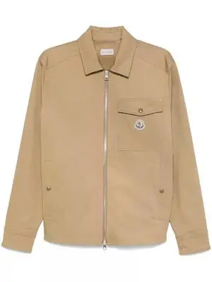 Moncler Gabardine Cotton Shirt Jacket