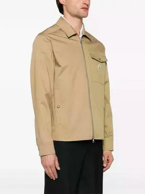 Moncler Gabardine Cotton Shirt Jacket