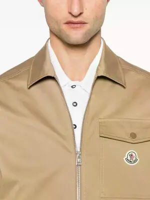 Moncler Gabardine Cotton Shirt Jacket