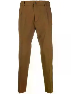 DELL'OGLIO High-waist Cropped Trousers