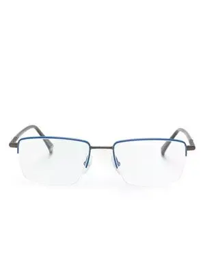 ETNIA BARCELONA Needles Rectangle-frame Glasses - Blue