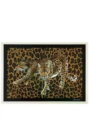 Dolce & Gabbana Leopard Motif Placemats